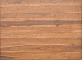 Nástěnná koupelnová skříňka 60x45x30 cm masivní teakové dřevo 320437