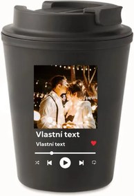 Personalizovaný cestovní termohrnek s motivem přehrávače