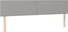 Box spring postel s matrací světle šedá 120x190 cm textil 3269867
