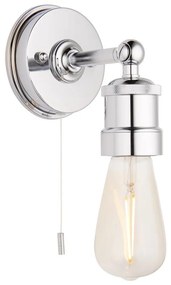 Endon 95505 -Koupelnové nástěnné svítidlo MILLER 1xE27/6W/230V IP44 lesklý chrom 95505