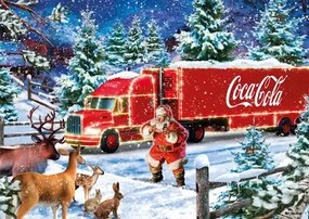 SCHMIDT Puzzle Coca-Cola: Vánoční kamion / 1000 dílků / od 12 let