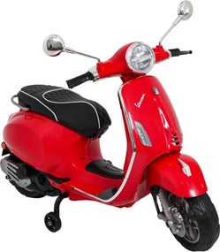 Elektrický skútr Vespa ROMA červený