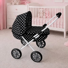 Dětský kočárek pro panenky New Baby Anička black