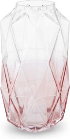 Růžová skleněná váza (výška 28 cm) Brice – Premier Housewares