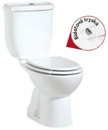 Canakcilar Ceramic  Creavit Sedef WC kombi + bidet 2v1 spodní odpad bílá SD3041