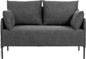 Ziden Couch 2 Sitzer látka – černá