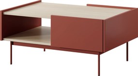 PCo Konferenční stolek CERAMIC L-97, 97 cm Červená