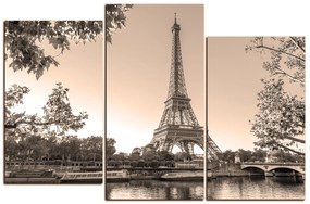 Obraz na plátně - Eiffel Tower 1110FC (120x80 cm)