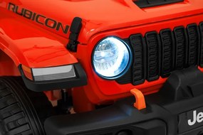 Elektrické autíčko Jeep Wrangler Rubicon LIFT oranžové