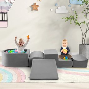 Costway 5 TLG. Foam building blocks Giant building blocks with ball pit (without