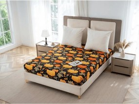 Prostěradlo z mikrovlákna ORANGE PUMPKINS barevné 180x200 cm