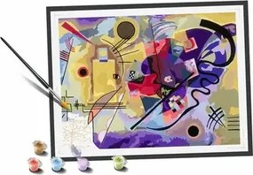 Ravensburger CreArt Wassily Kandinsky: Žlutá, červená, modrá / od 14 l