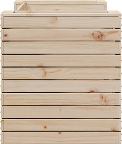 vidaXL Lavice s truhlíky 167,5 x 60 x 65 cm masivní borové dřevo [832543] Barva: Voskově hnědá