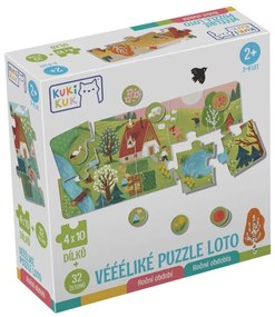 Efko KukiKuk – Véééliké puzzle loto Roční období