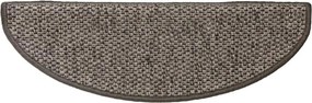 Samolepicí nášlapy na schody sisal 15 ks 65x21x4 cm šedo-béžové 326872