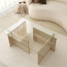 Konferenční stolek New Escape Travertine