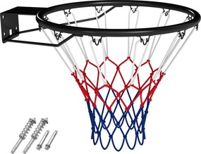 Costway Ø45 cm Standardní basketbalový koš se síťkou Mini basketbalový koš