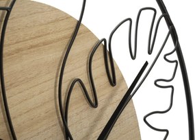 Nástěnné hodiny Elegant B 60 cm hnědé/černé
