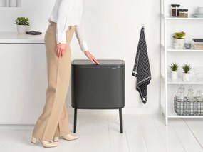 Brabantia BO Touch Bin 3x11L tmavě šedá