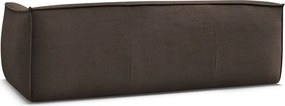 Hnědá manšestrová pohovka 242 cm Giorgia – Bobochic Paris