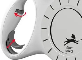 Flexi Select M pásek 7m světle šedé / Vodítko