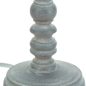 Stolní lampa ve vintage stylu, 20 x 36 cm, šedá