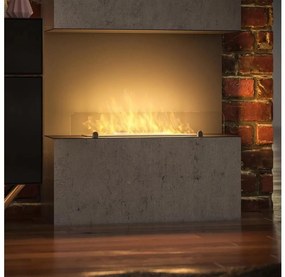 InFire - Vestavěný BIO krb 80x45 cm 3kW černá INSIDE C800V1