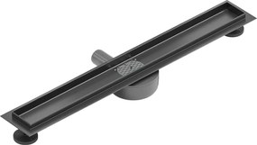 Mexen Flat 360°, tělo žlabu 60 cm, broušený grafit, 1E40060