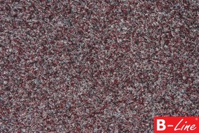 Zátěžový koberec Primavera 399 fialový Šíře role: 3 m