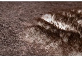 Kusový Kulatý pratelný koberec LAPIN shaggy protiskluzový, slonová kost / čo velikost kruh 120 cm | krásné koberce cz