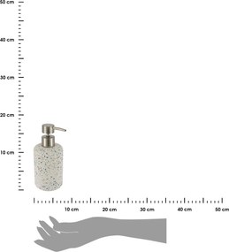 Dávkovač mýdla Terrazzo, vícebarevná/s prvky v barvě nerez, 220 ml