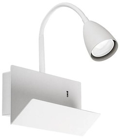 Rabalux | Rabalux 71090 - Nástěnná lampa s poličkou TACITO 1xGU10/25W/230V bílá | RL71090