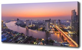 Wallmuralia Foto obraz na plátně Západ Bangkok 100x50