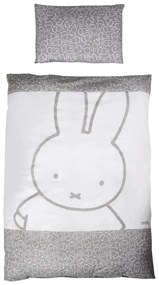 Bavlněné dětské povlečení do postýlky 100x135 cm Miffy – Roba