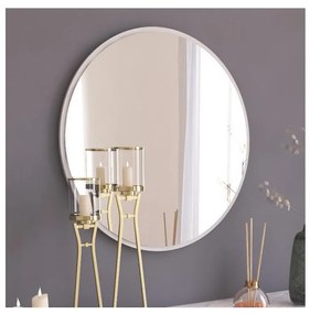 Asir Nástěnné zrcadlo OZZE pr. 60 cm bílá 116SAM1149
