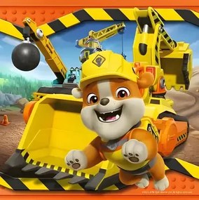 RAVENSBURGER Puzzle Pracovní vozidla Rubble  Crew / 3x49 dílků / od 5