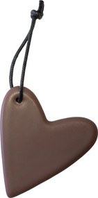 Keramická vánoční ozdoba Heart Maroon DBKD