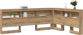 Úložné čelo postele Artisanový dub Kompozitní dřevo 3335492