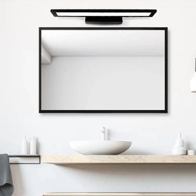 Toolight - LED nástěnná lampa nad zrcadlo 40cm 7W, 560lm, APP951-1CP, černá, OSW-06664