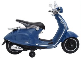 vidaXL Dětská elektrická motorka Vespa GTS300 modrá