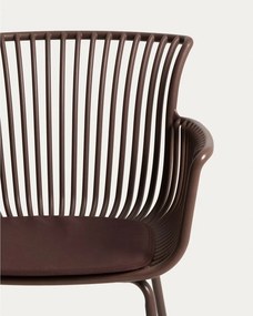 Hnědá zahradní židle Surpika – Kave Home