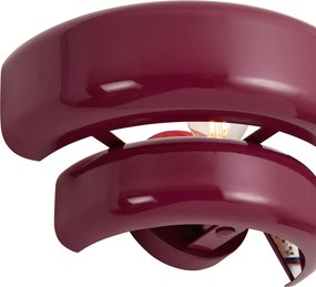 Retro nástěnná lampa švestková - Ophelia