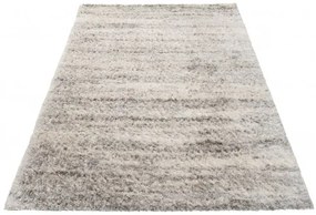 Kusový koberec Shaggy VERSAY Q732A Světle šedý Rozměr: 80x150 cm