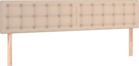 Box spring postel s matrací cappuccino 180 x 200 cm umělá kůže 3141142