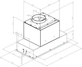 Ciarko Design Odsavač par Ciarko Design SU Mini 74 White (CDZ7402B)