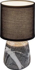 Rabalux Černá stolní lampa Nalisa pro žárovku E14 74066