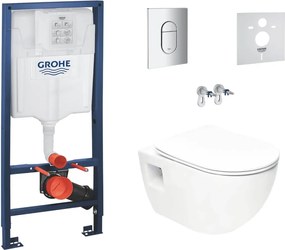 Závěsný wc set do lehkých stěn / předstěnová SAT Project SIKOGRSPRO010A