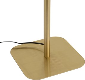 Moderní stojací lampa mosazná vč. stmívatelné LED - Divana