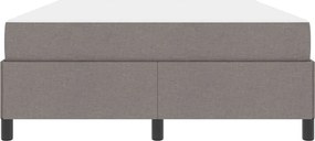 Postel s boxspringem Taupe 140 x 200 cm textil 3398868