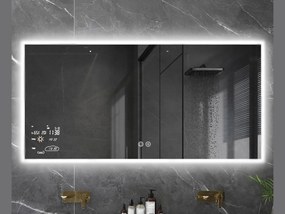 Chytré infrazrcadlo SMART MIRROR 200W | Výhřevnost 3.6 m2 | 60x60 cm | WiFi termostat | Dálkové ovládání | LED světlo